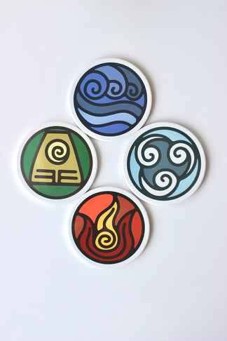 ATLA Elements Coasters – juicyheads